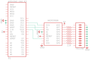 I/O Expanderを使ってみる その1（MCP23S08-E/P） - 趣味的ロボット研究所