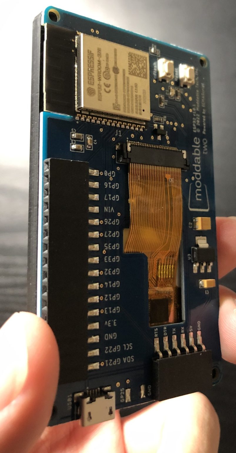Moddable Twoを使ってみる（Moddable SDK、Node-RED MCU、ESP32） - 趣味的ロボット研究所