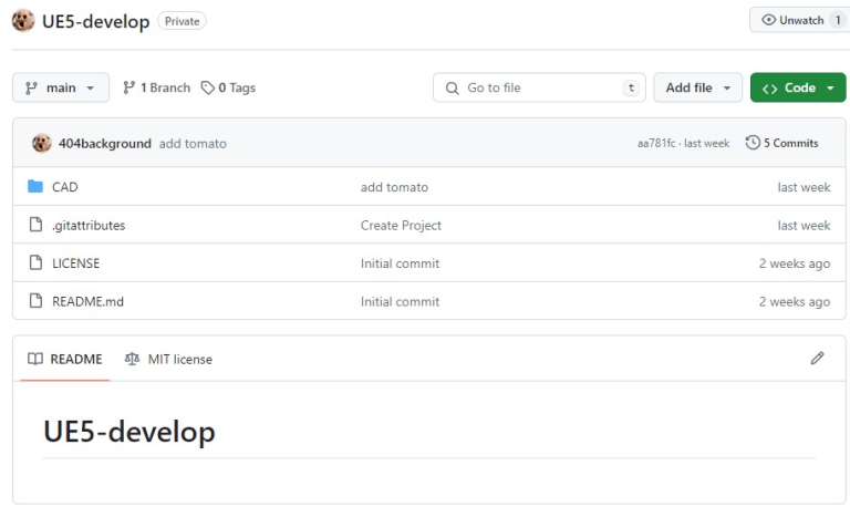 Unreal Engine 5を使ってみる その2（Git/GitHub） - 趣味的ロボット研究所