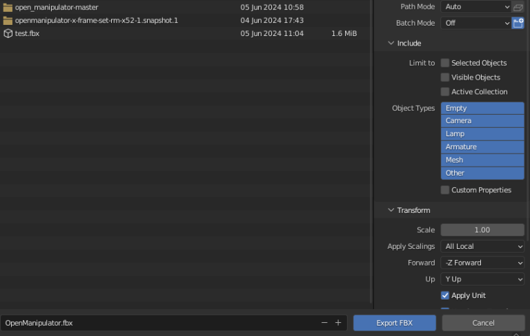 Unreal Engine 5を使ってみる その7（Open Manipulator） - 趣味的ロボット研究所