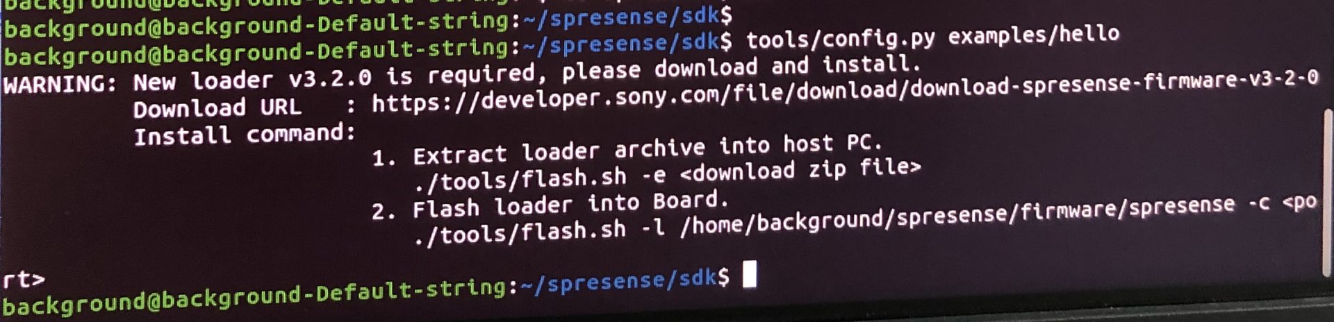 Spresense SDKで開発してみる その1（環境構築、サンプルアプリケーションの実行） | 趣味的ロボット研究所