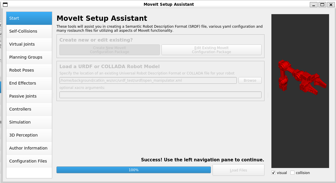 ROS1を使ってみる その6（MoveItのパッケージ作成、Open Manipulator） | 趣味的ロボット研究所