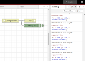 Unreal Engine 5を使ってみる その14（CSVファイルへの保存、Node-RED） - 趣味的ロボット研究所
