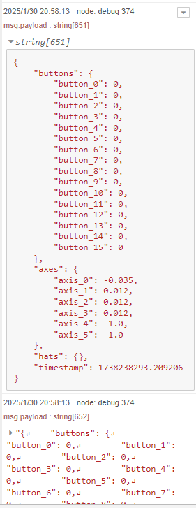 PythonでDUALSHOCK 4と通信する（Node-RED） - 趣味的ロボット研究所