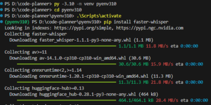 Faster Whisperを使ってみる（GPUでの実行、Python、Node-RED） | 趣味的ロボット研究所